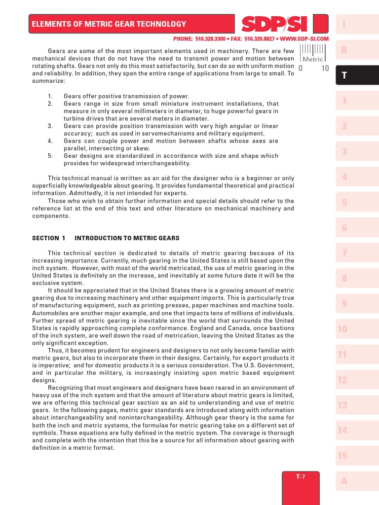 Elements of Gear Technology PDF | PDF | Gear | Kinematics