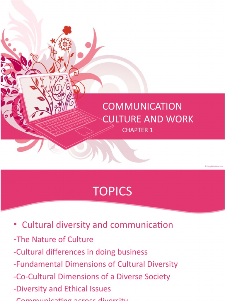 Co-Cultural Communication Insights | PDF | Organizational Culture ...