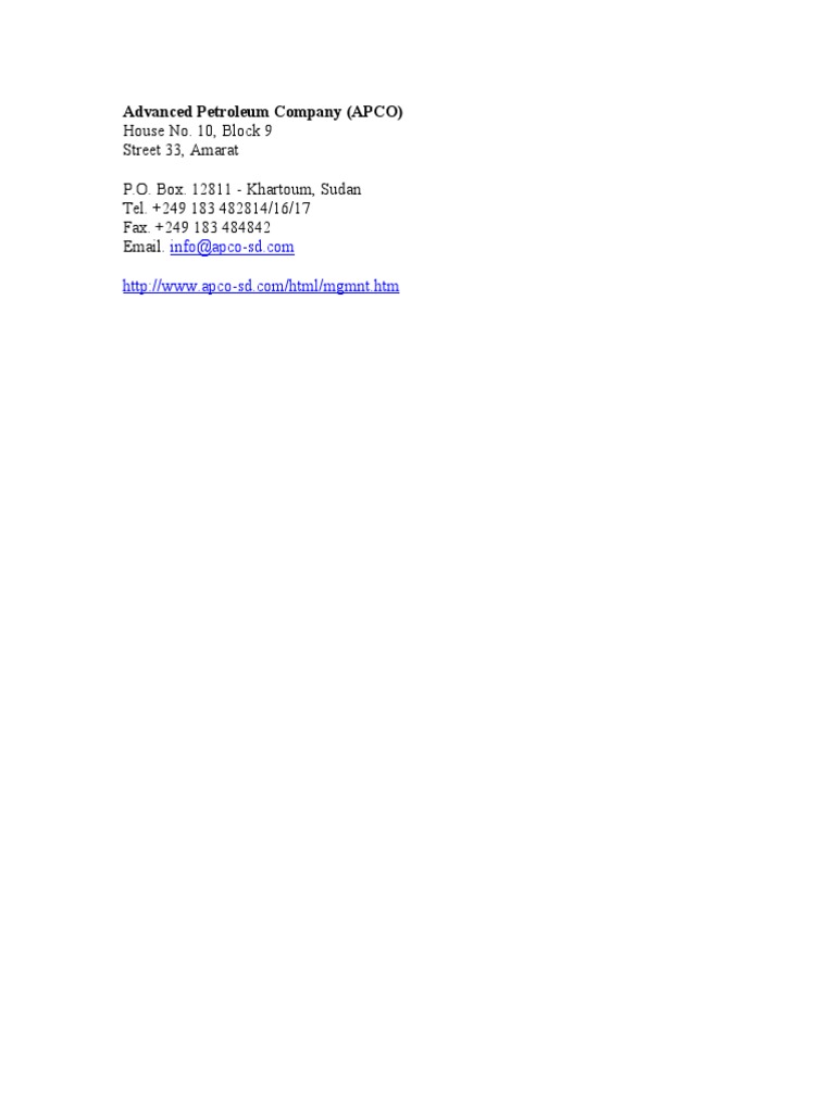 Advanced Petroleum Company Overview | PDF | Dubai | United Arab Emirates