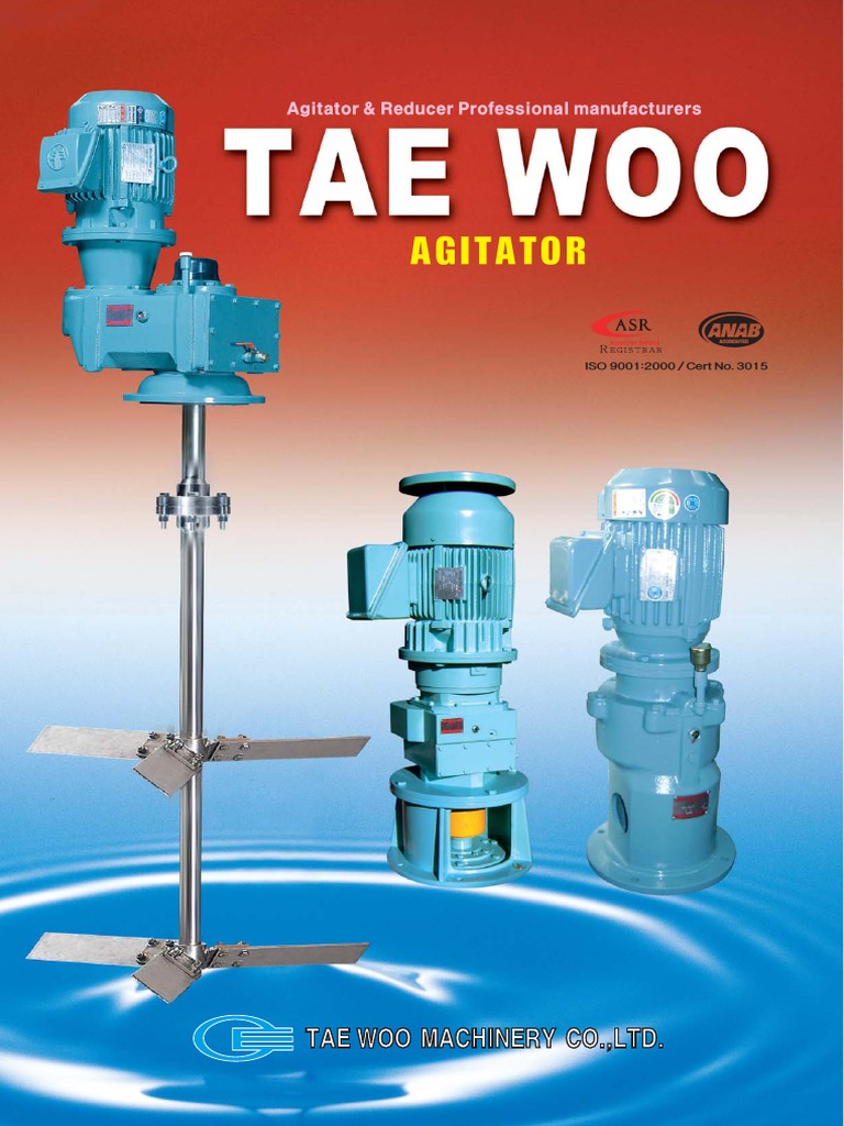 Catalogue Agitator Korean | PDF