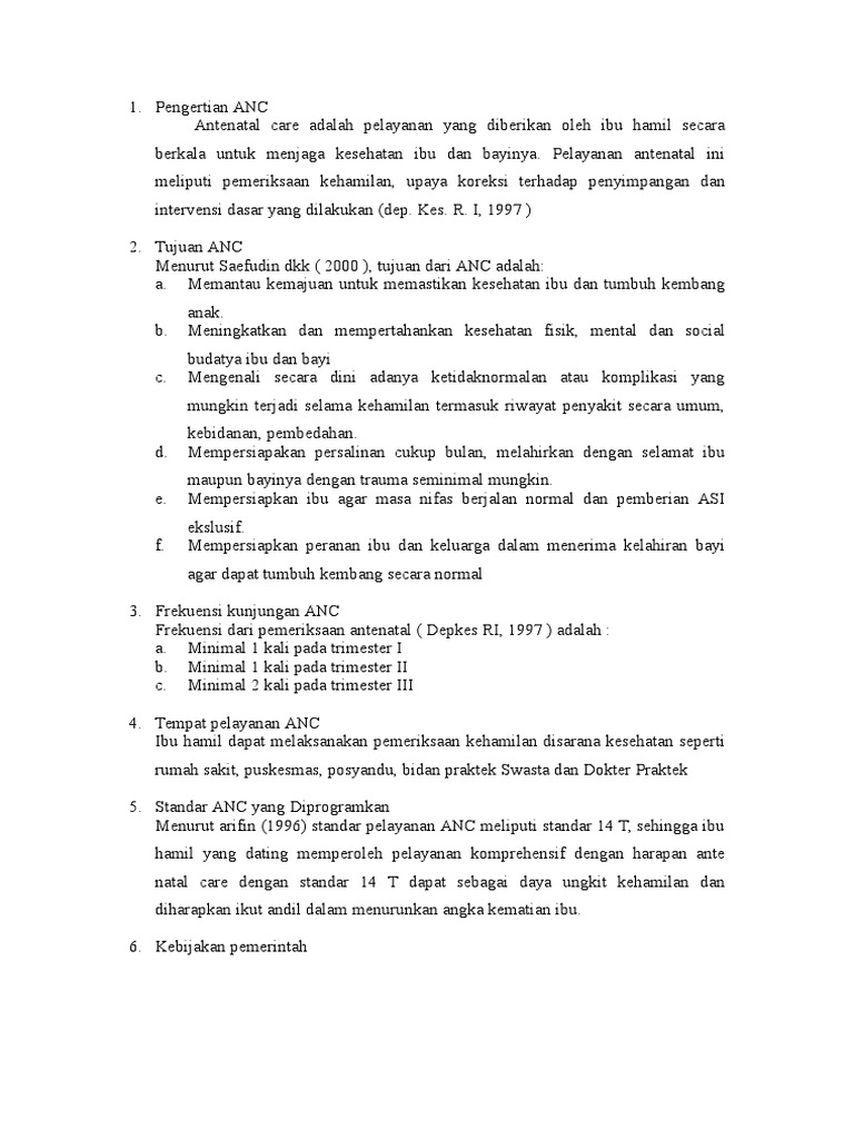 Pengertian ANC | PDF