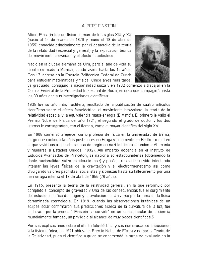 Albert Einstein | PDF | Albert Einstein | Isaac Newton
