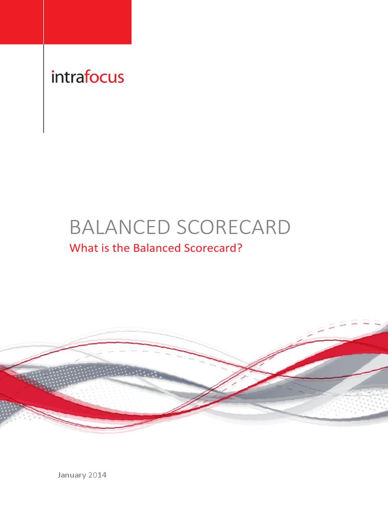 What Is A Balanced Scorecard Intrafocus PDF | PDF | Performance ...