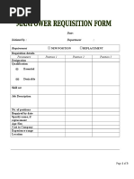 Store Requisition Issue Form | PDF