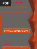 Eventos Subsecuentes | PDF | Auditoría financiera | Contralor