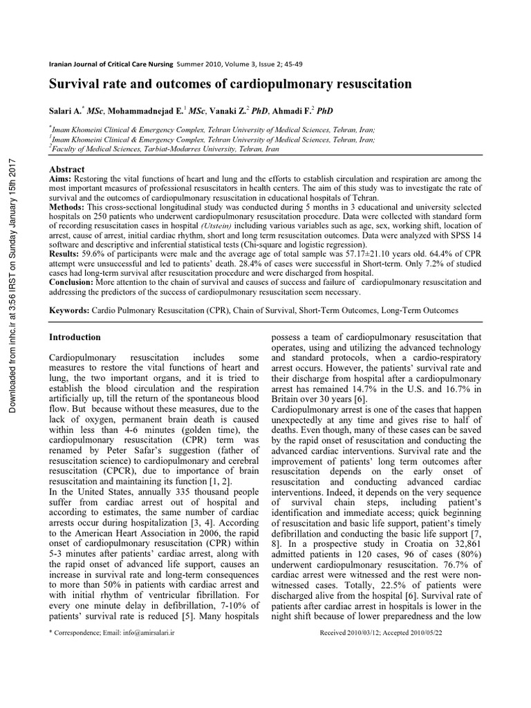 Golden Time CPR 123 | Download Free PDF | Cardiopulmonary Resuscitation ...