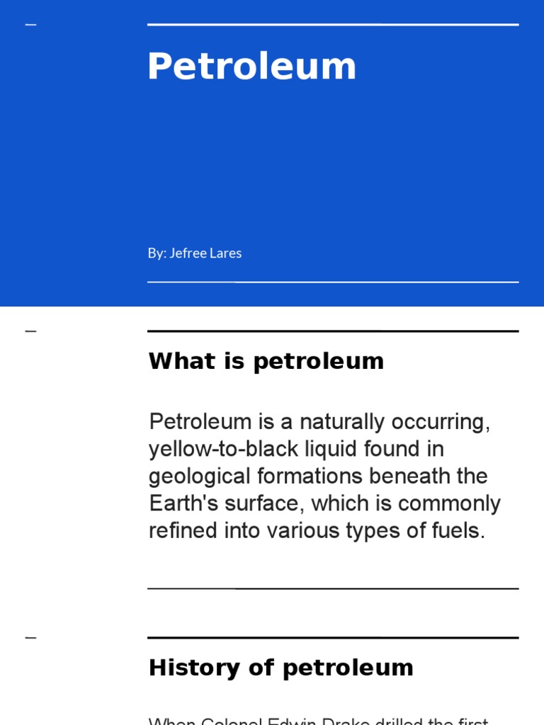 Petroleum | PDF | Science & Mathematics