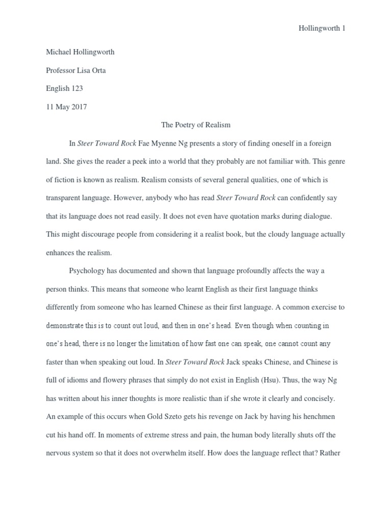 Steer Towards Rock Criticism | PDF | Literary Realism | English Language