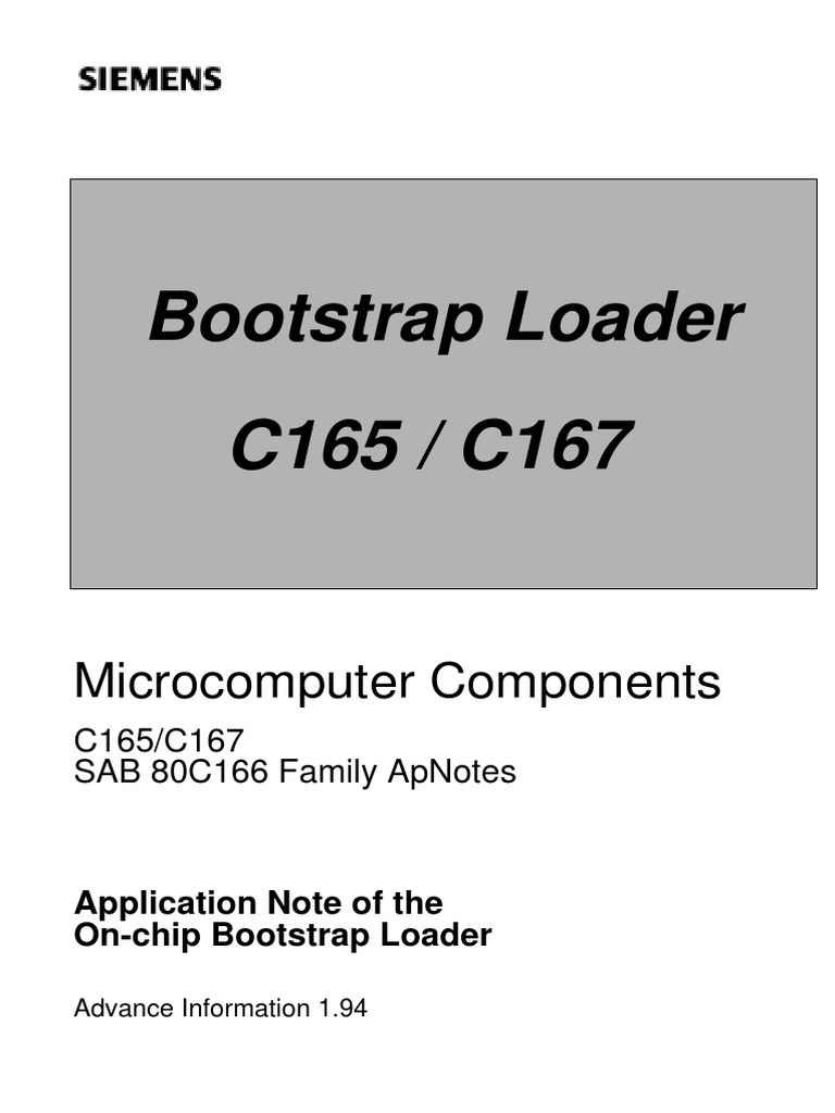 C167 Bootstrap SYSCON External RAM | PDF | Booting | Random Access Memory