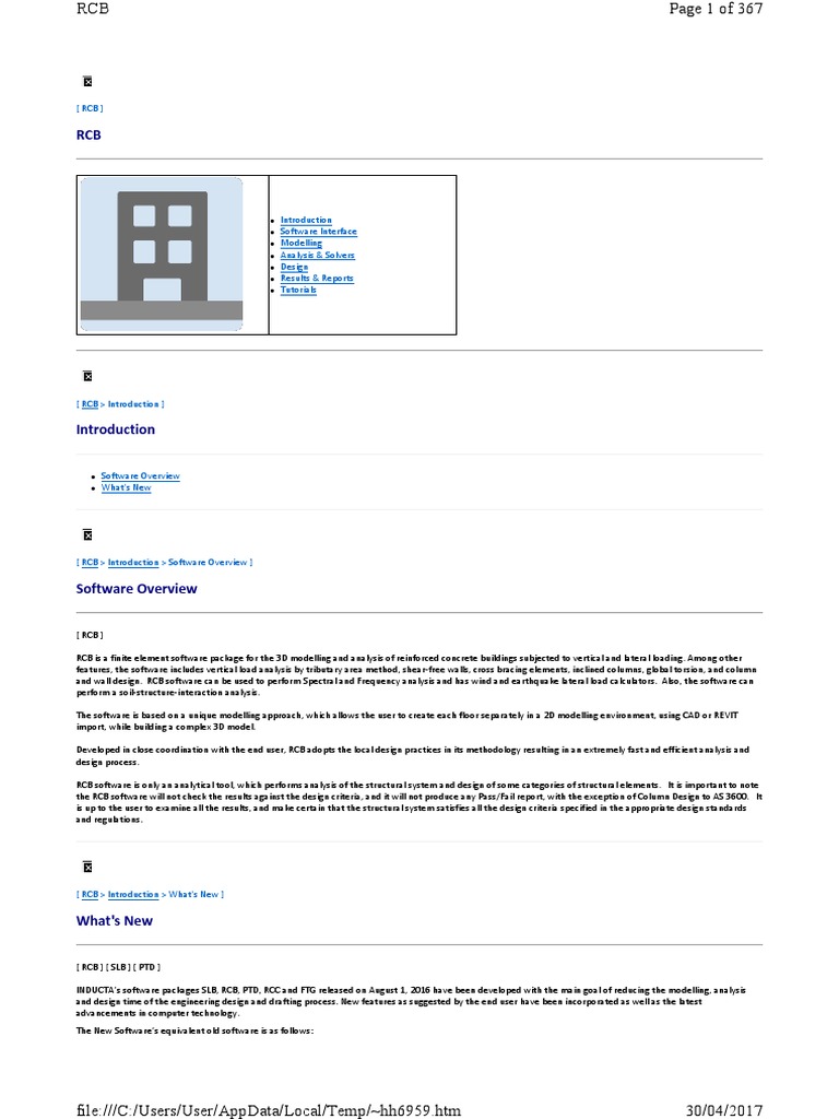 RCB Manual | PDF | Tab (Gui) | Keyboard Shortcut