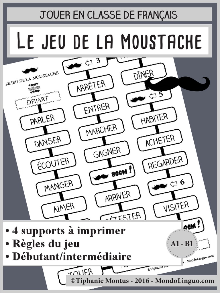Jeu de la Moustache | Dé | Loisirs