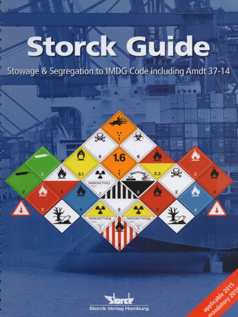 Storck Guide - Stowage & Segregation To IMDG Code (37-14) | PDF