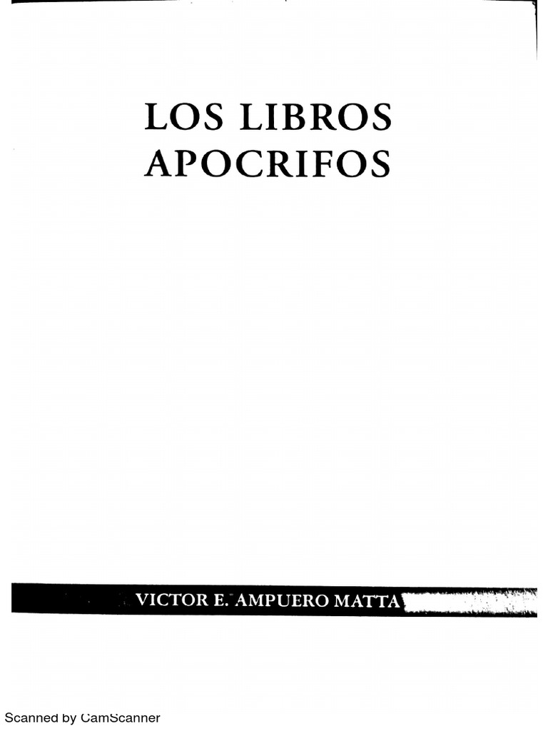 Los Libros Apocrifos | PDF