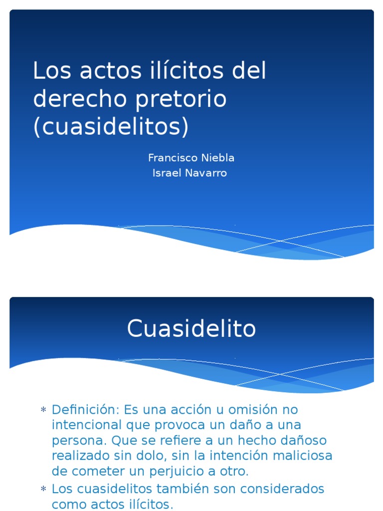 CUASIDELITOS | PDF | Delito | Justicia penal