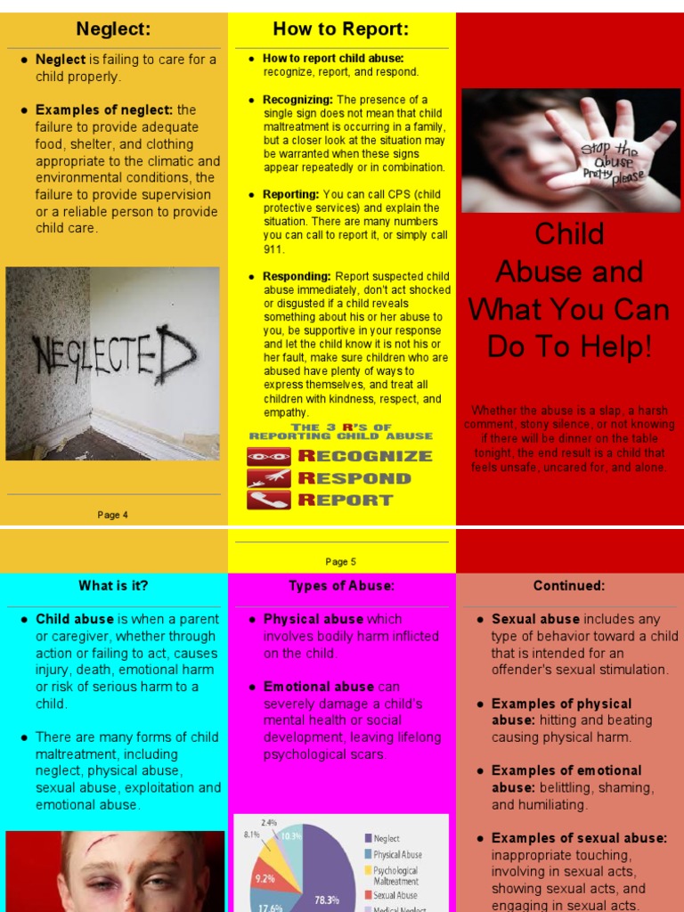 Brochuretemplate Mackenziewhitley | Download Free PDF | Child Abuse ...