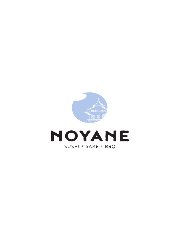 Noyane Menu | PDF | Sushi | Fermented Drinks