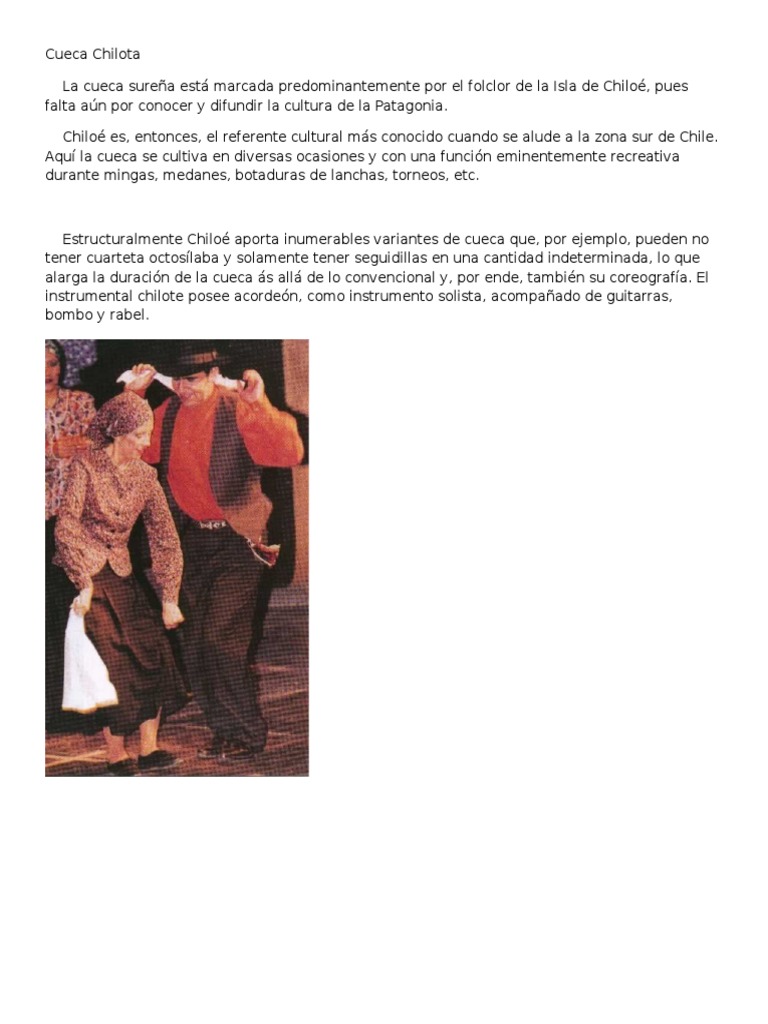 Cueca Chilota | PDF