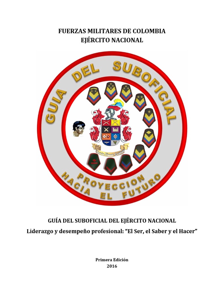 Guía Del Suboficial Del Ejército Nacional. | PDF | Sargento | Oficial ...