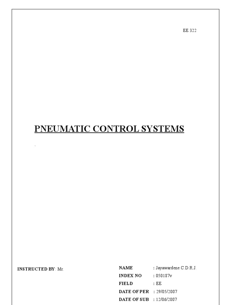 Pneumatics | PDF | Pneumatics | Actuator