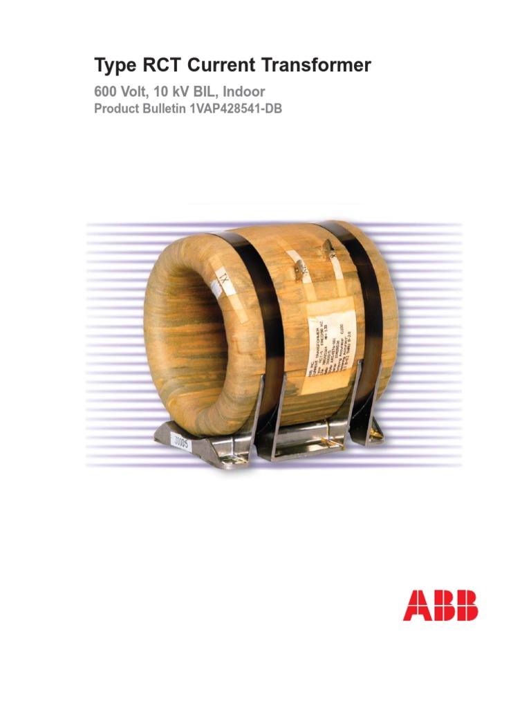 RCT Abb | PDF | Transformer | Equipment