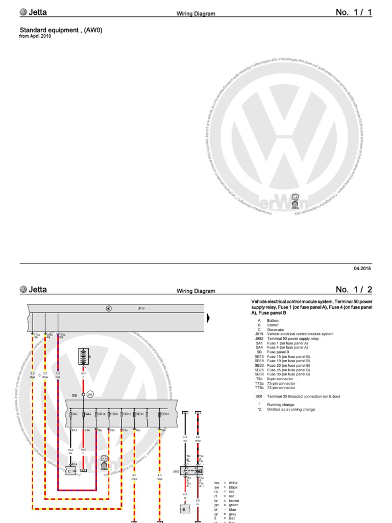 Diagramas Jetta 2015 PDF | PDF