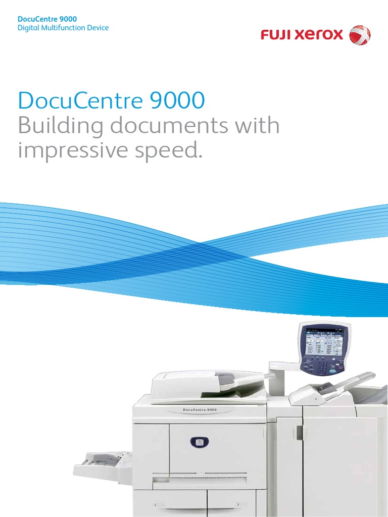 DocuCentre 9000 Brochure | PDF | Printer (Computing) | Image Scanner