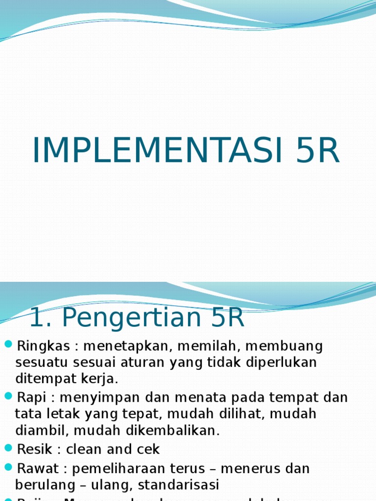 Implementasi 5R | PDF