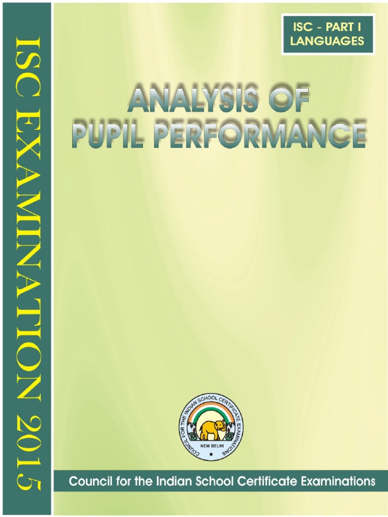 Micm-newsletter-Analysis of Pupil Performance ISC Examination 2015 ...