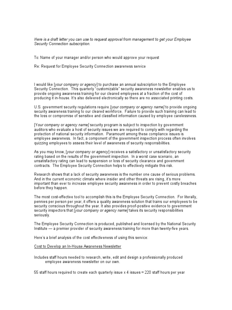 Justification Letter Sample Justification Letter