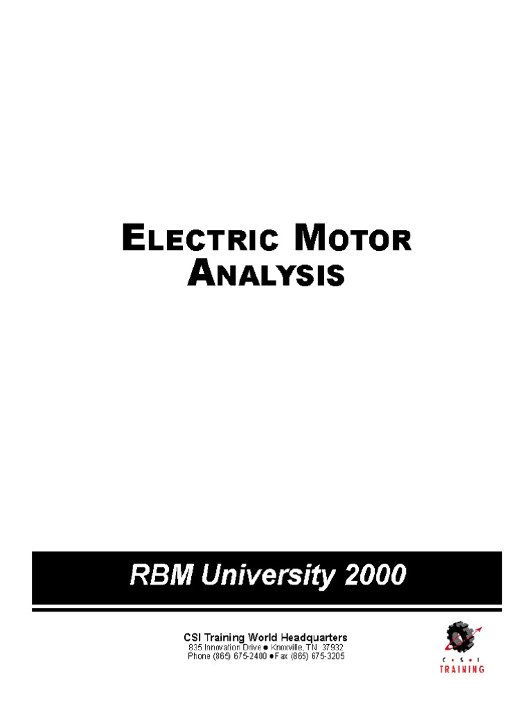 Electric Motor Diagnostics: A Guide to Data Collection Methods and ...