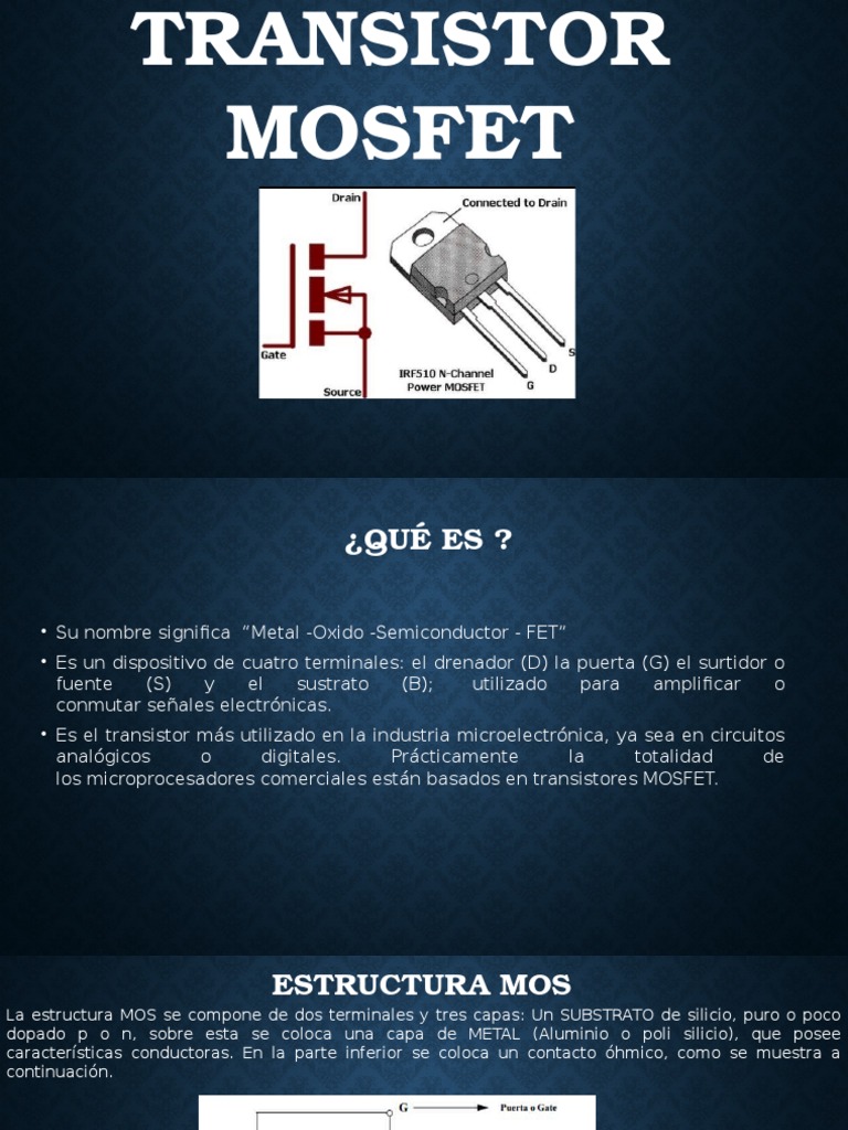 Transistor Mosfet | PDF | Mosfet | Transistor