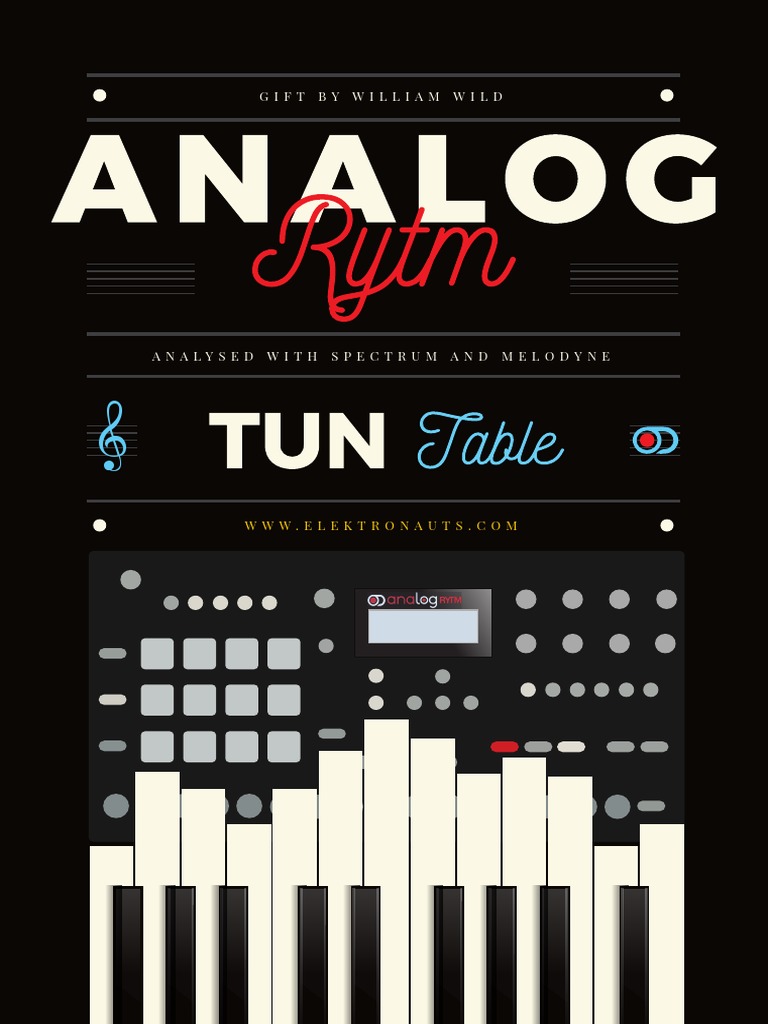 Analog RYTM Correct Tuning Table For Machines and Filter PDF | PDF ...