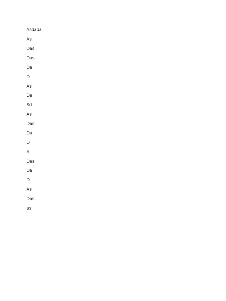 Asdada As Das Das Da D As Da SD As Das Da D A Das Da D As Das As | PDF
