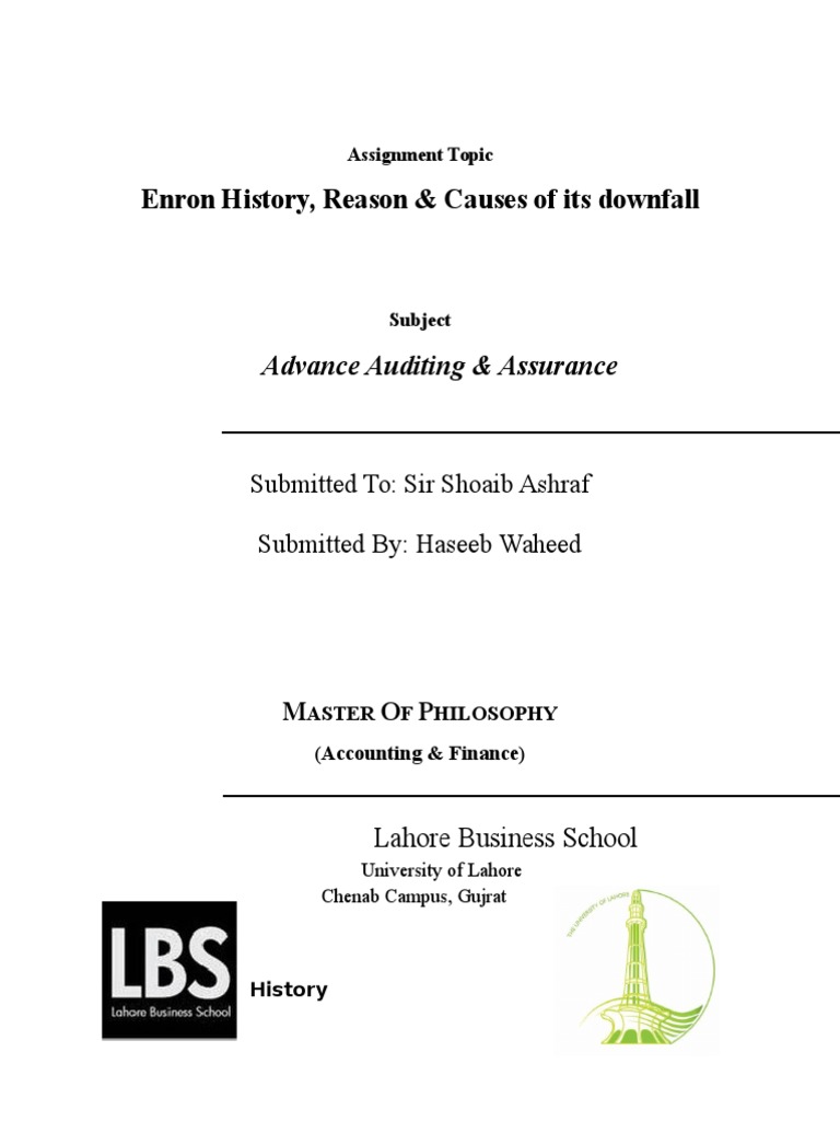 Enron | PDF | Financial Audit | Audit Committee