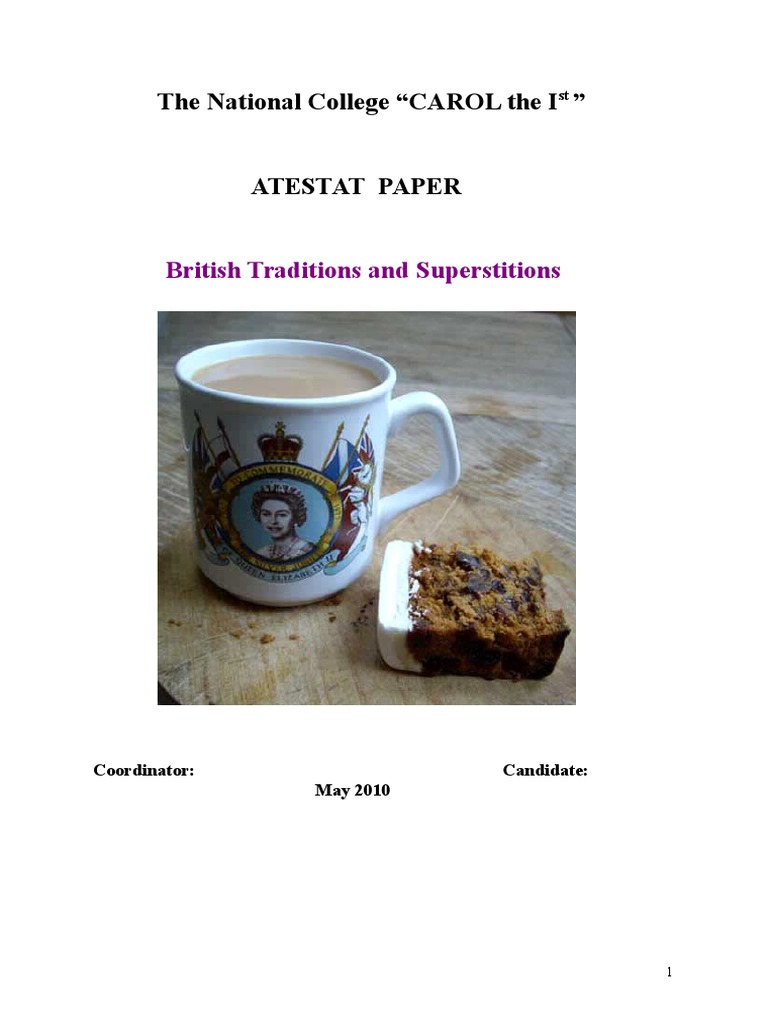 British Traditions and Superstitions Explained | PDF | English Folklore ...