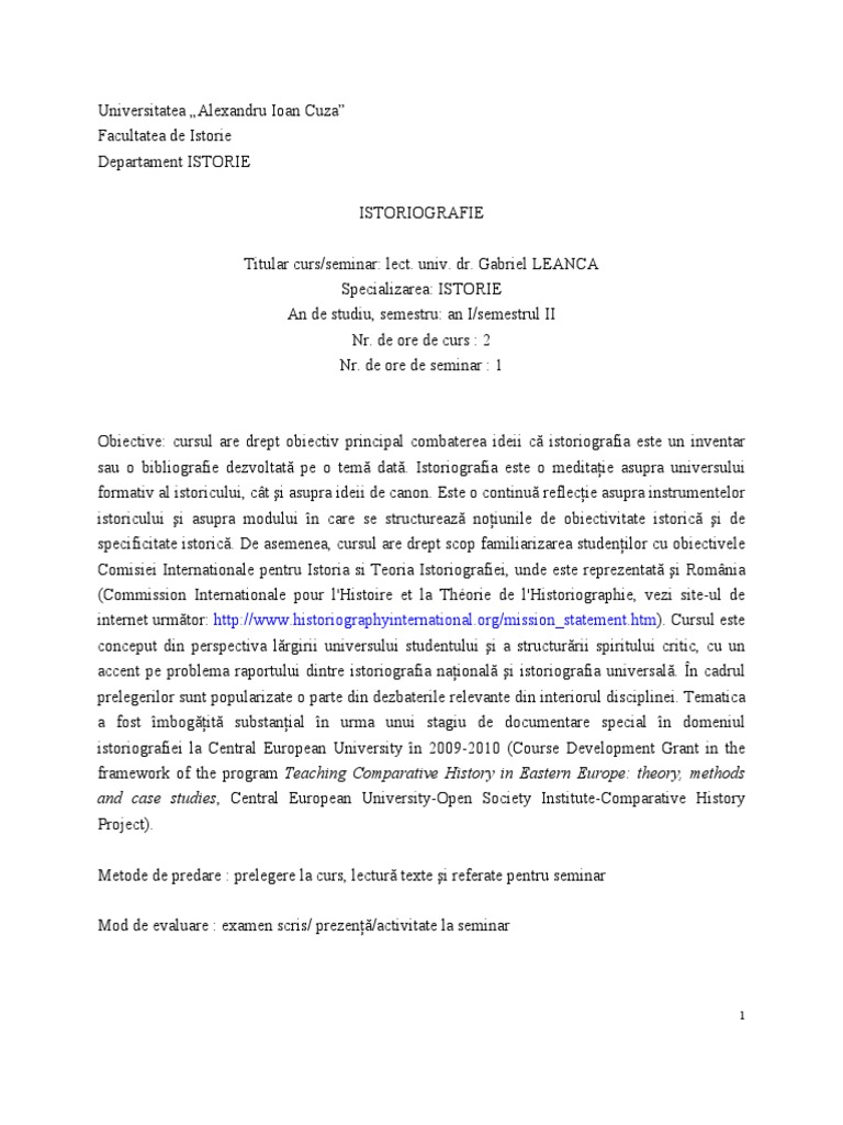 Introd Istoriografie PDF | PDF