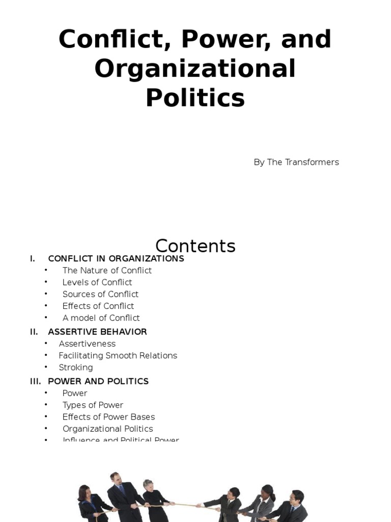 Conflict and Power in Organizations | PDF | Conflict (Process) | Power ...