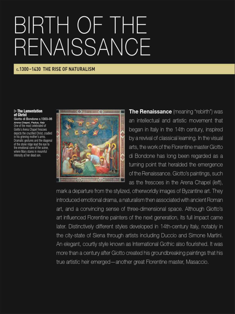 7. Birth of the Renaissance | Renaissance | Paintings | Free 30-day ...