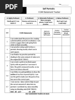 Self Portrait Rubric | PDF | Hair | Face
