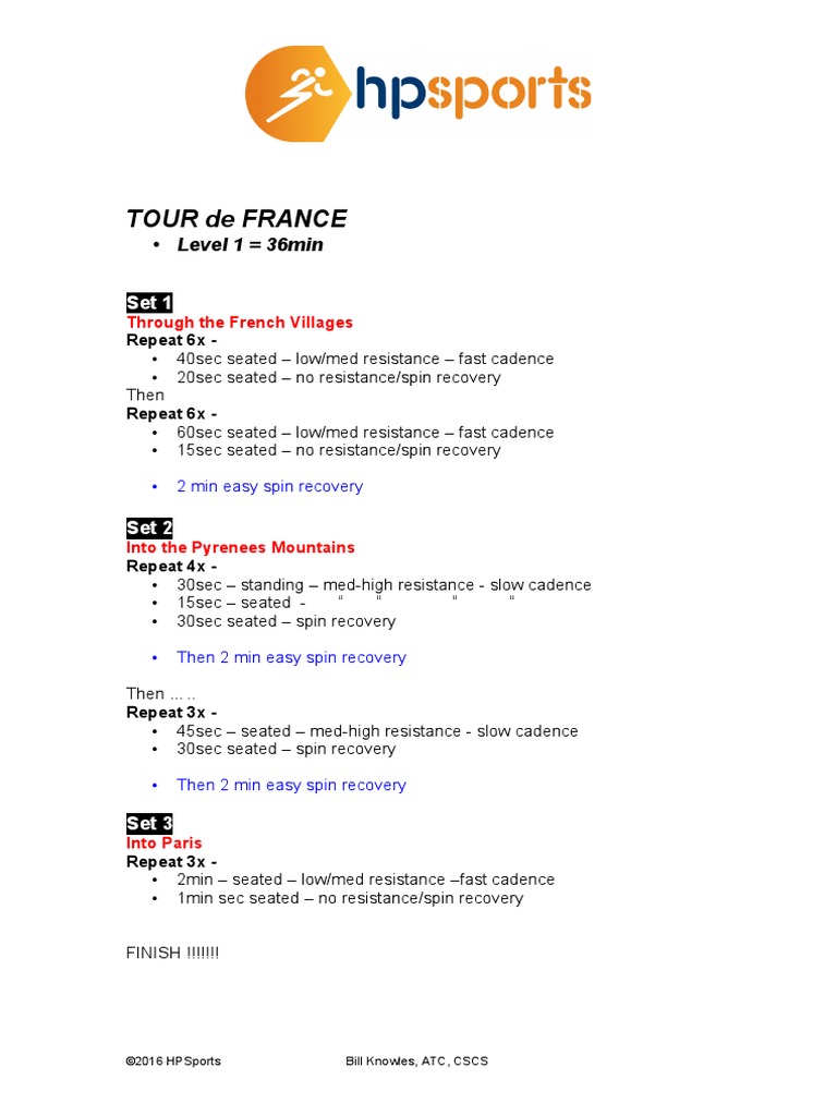 Bike-Tour de France - Level 1 | PDF | Home & Garden | Wellness