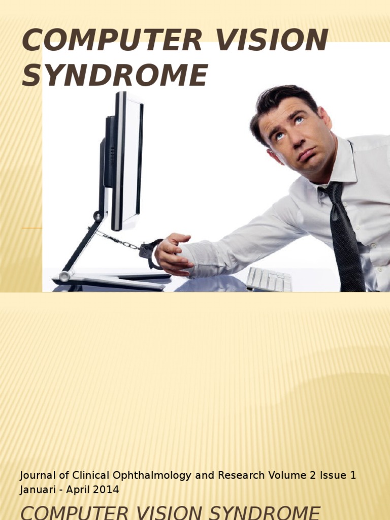 Computer Vision Syndrome - Presentasi | PDF