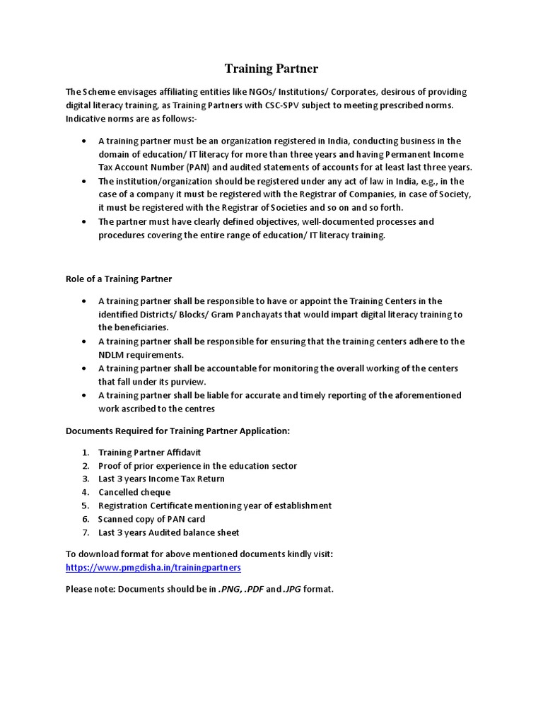 Guidelines for Becoming a Digital Literacy Training Partner under the ...