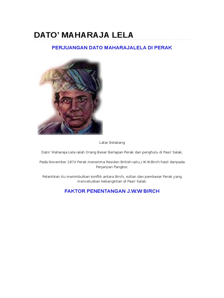 Dato Maharaja Lela222.Jpg | PDF