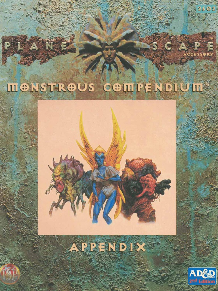 Planescape Monstrous Compendium Appendix PDF | Download Free PDF ...