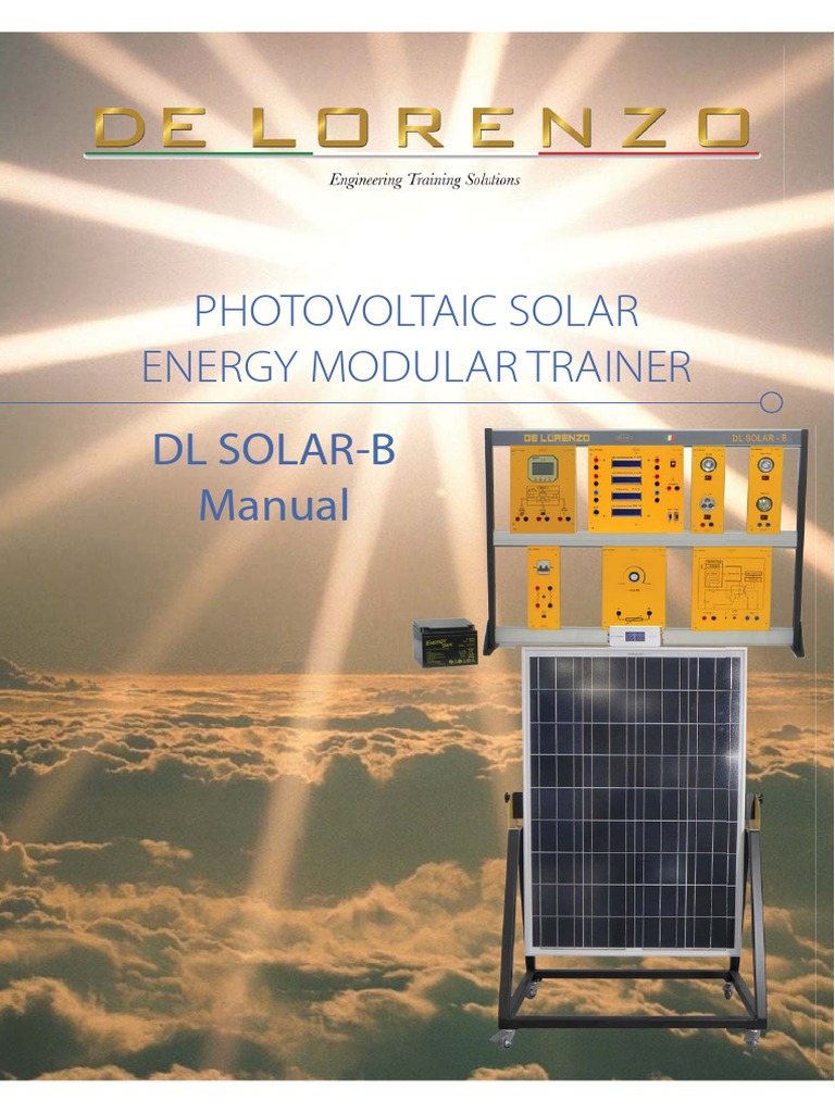 Photovoltaic Solar Energy Trainer Manual | PDF | Power Inverter | Power ...