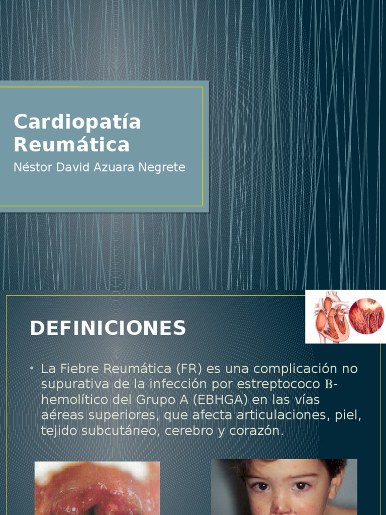 Cardiopatía Reumática | PDF | Enfermedades cardiovasculares | Cardiología