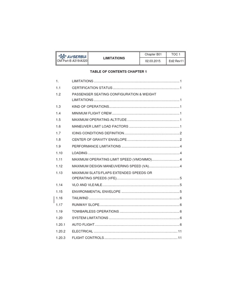 Limitations | PDF | Landing Gear | Takeoff