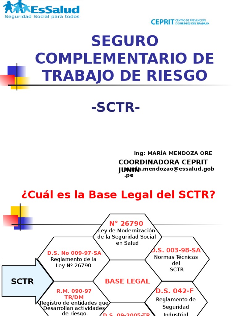 SCTR Ley | PDF | Seguro | Pensión