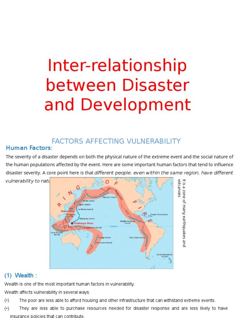 Inter-Relationship Between Disaster and Development | PDF | Old Age ...
