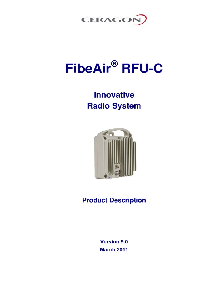 Ceragon_RFU-C_Product_Description.pdf | Computer Network | Antenna (Radio)